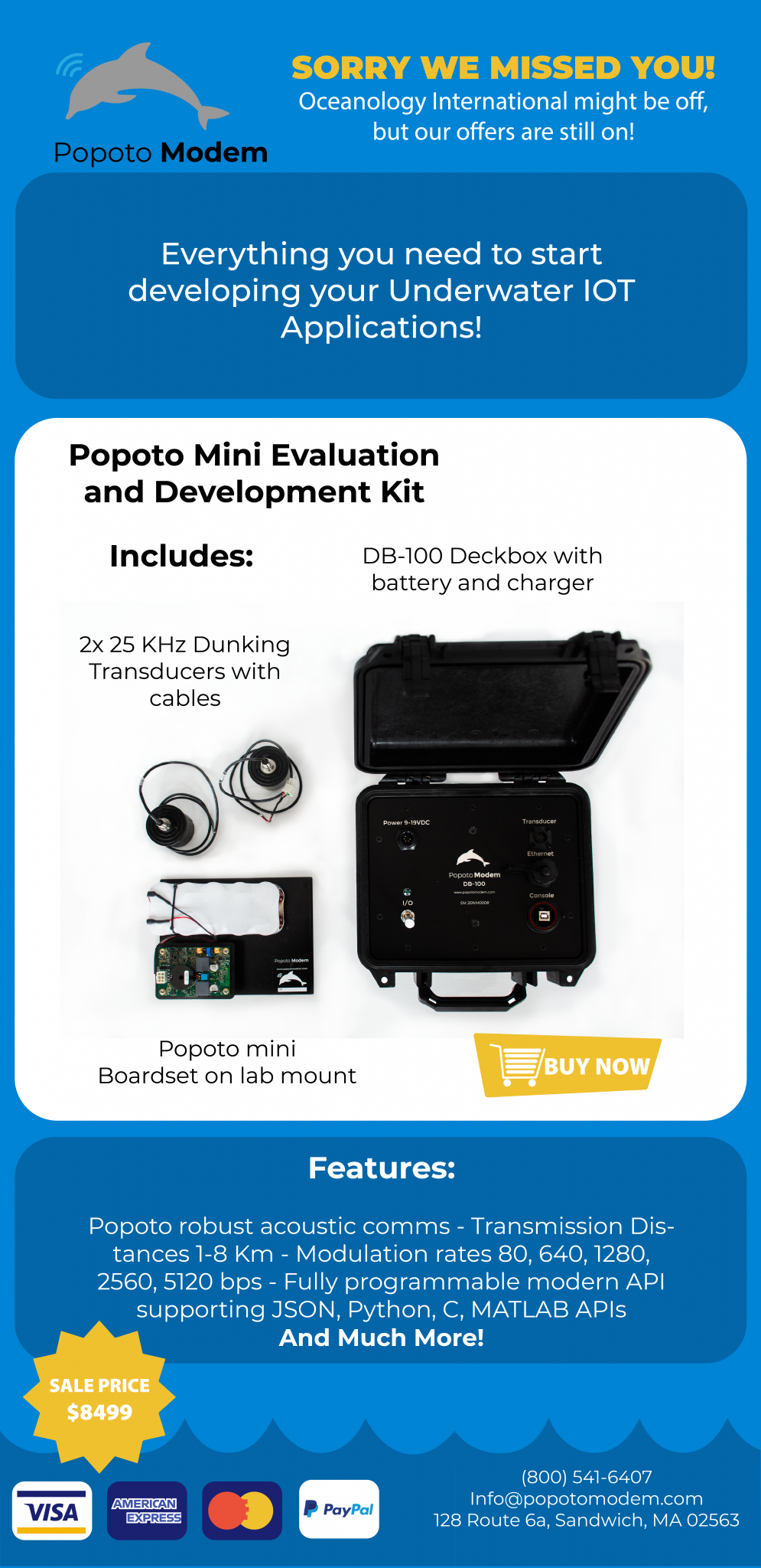 Acoustic Modems for Undersea IOT and other applications | Inside Oi